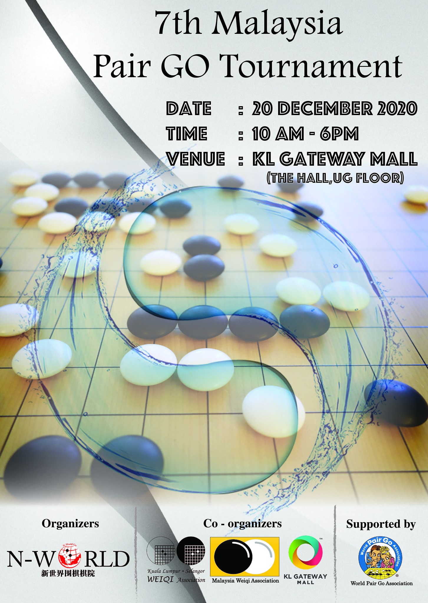 7th Malaysia Pair Go Tournament | Malaysia Weiqi Association